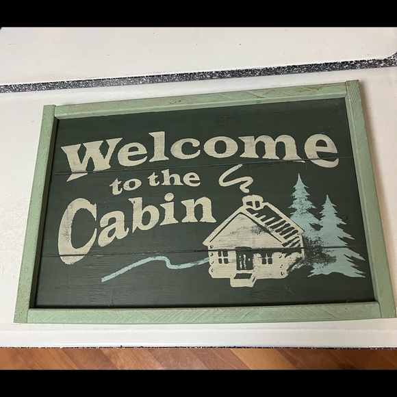Wildwoods Adirondack Decor | Wall Decor | Rustic Welcome To The Cabin ...